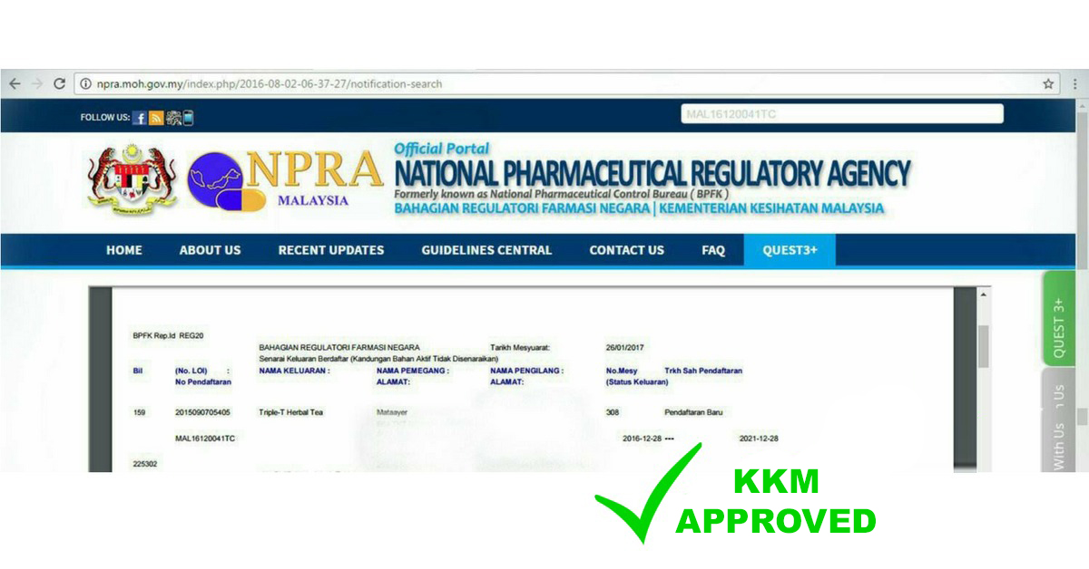 KKM APPROVED - BY DRAZLAN